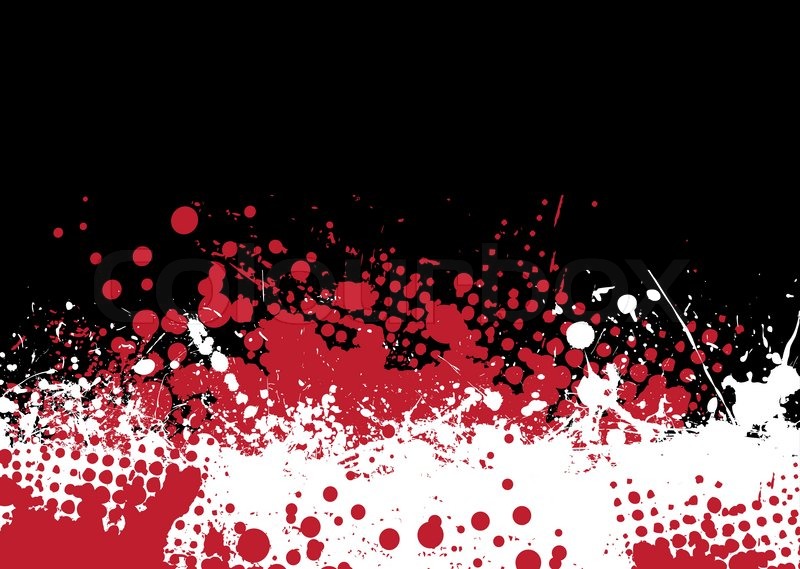 Blood splat abstract background with ... | Stock vector | Colourbox