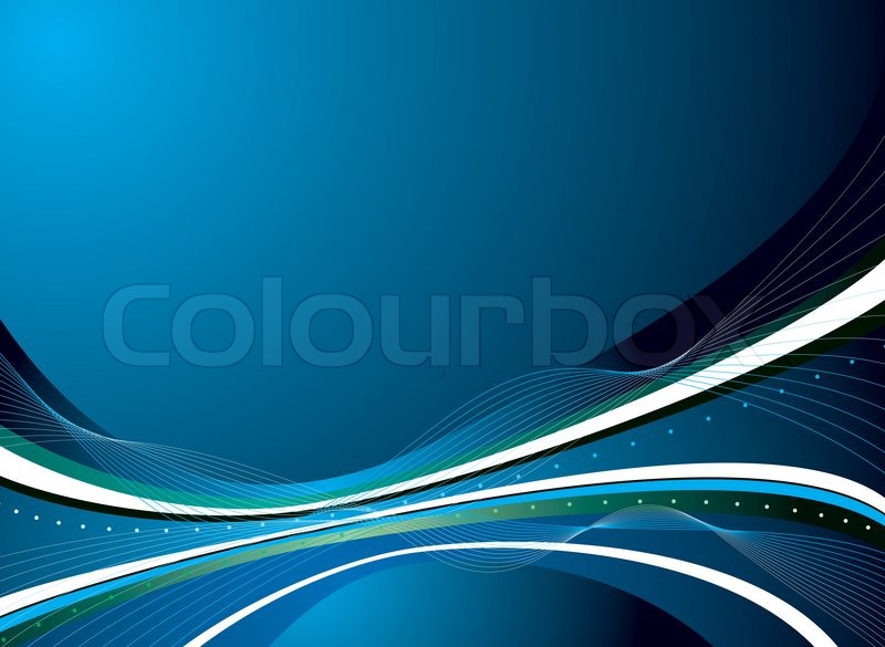 Blue hues used as a background with ... | Stock vector | Colourbox