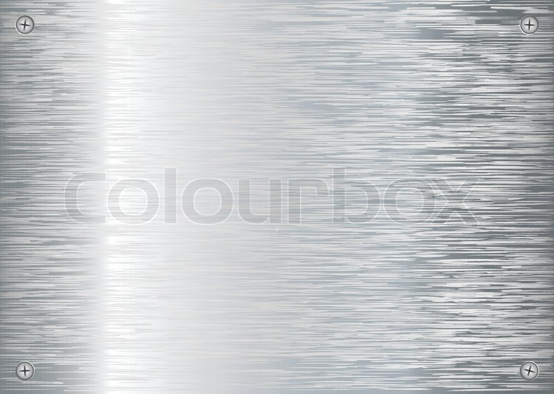 Abstract brushed silver background ... | Stock vector | Colourbox