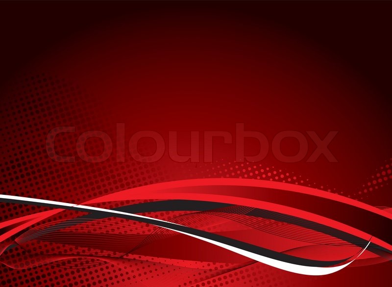 Hot red abstract background with ... | Stock vector | Colourbox