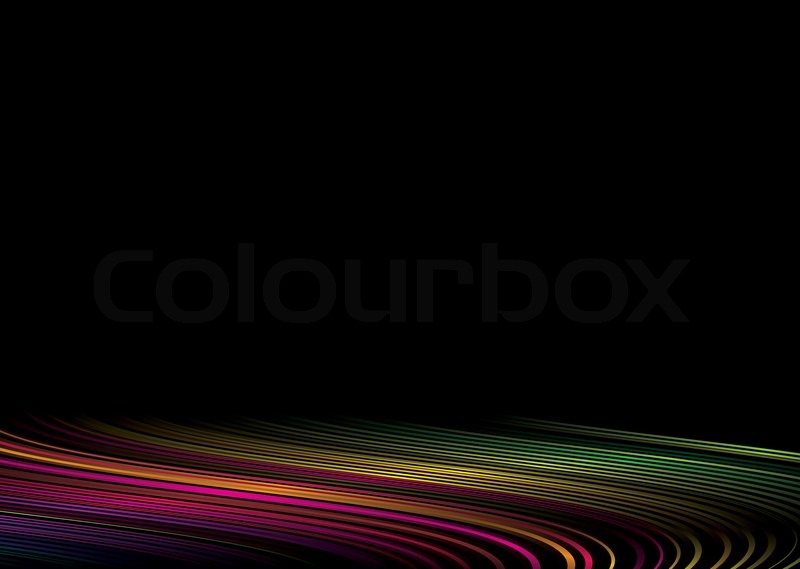 Colorful background at the bottom that ... | Stock vector | Colourbox