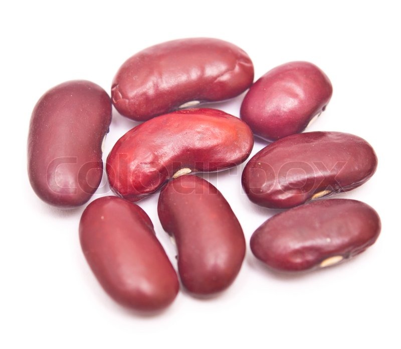 Kidney beans isolated on white ... | Stock Photo | Colourbox