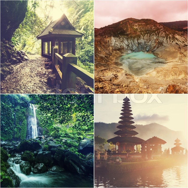 Indonesia theme collage | Stock image | Colourbox