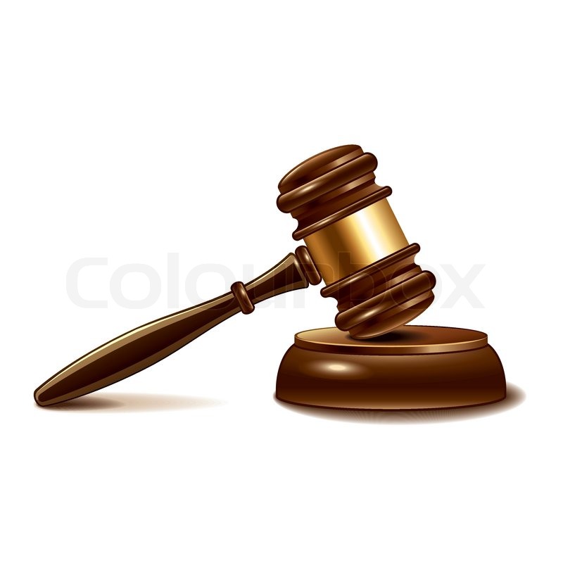 Judge gavel isolated on white ... | Stock vector | Colourbox Judge gavel isolated on white ... | Stock vector | Colourbox