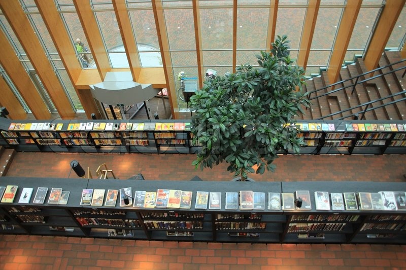 Detail of the municpal library. | Stock image | Colourbox