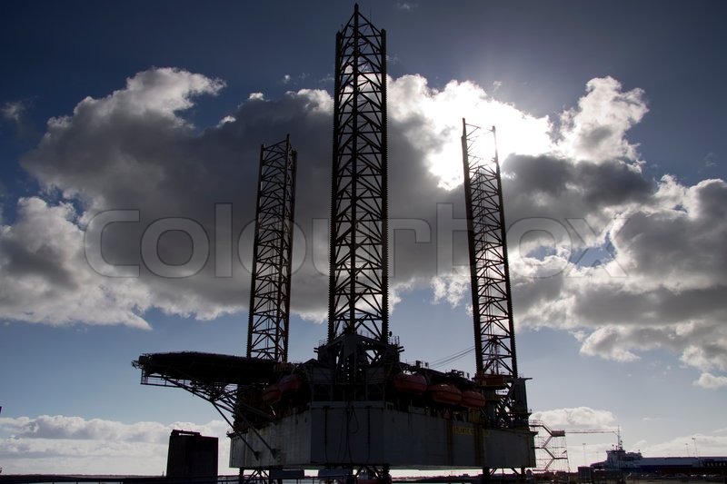 Oil rig | Stock image | Colourbox