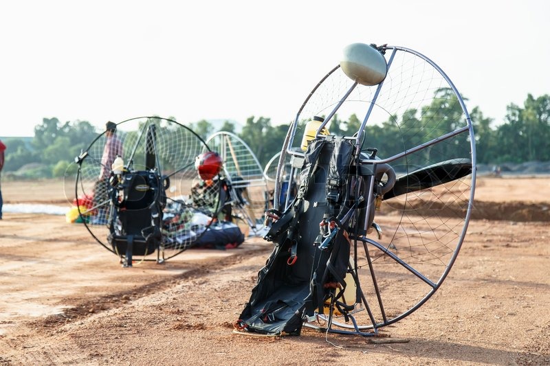 Paramotor | Stock image | Colourbox
