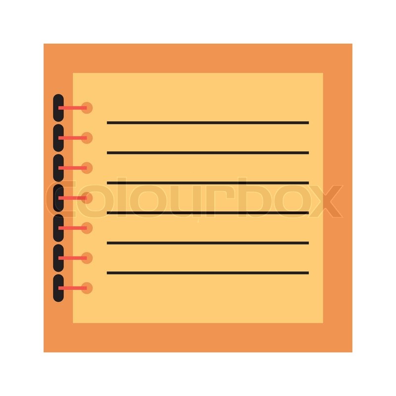 Notebook.Vector illustration | Stock vector | Colourbox