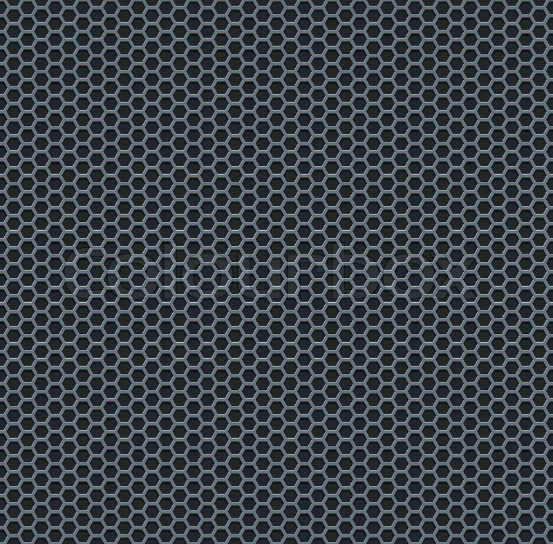 Silver metallic grid background ... | Stock vector | Colourbox