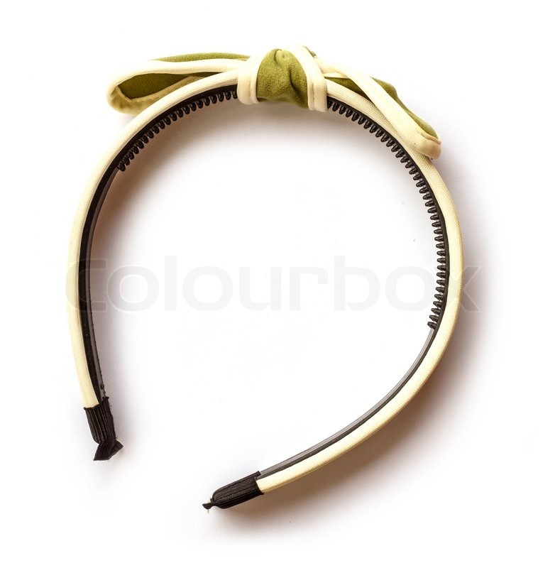 Headbands isolated on a white ... | Stock image | Colourbox