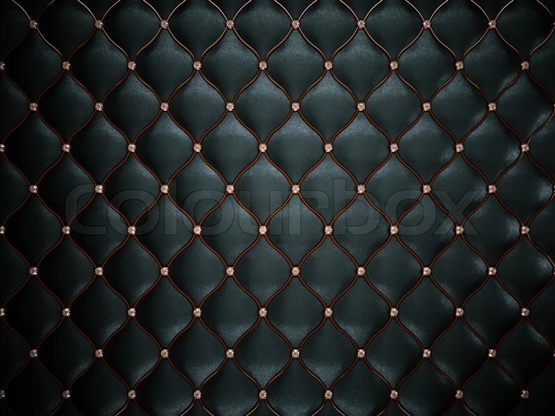 Luxury black leather pattern with ... | Stock image | Colourbox