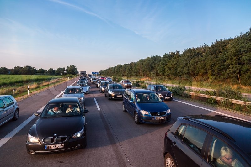 COPENHAGEN, DENMARK - JULY 25: Traffic ... | Stock image | Colourbox