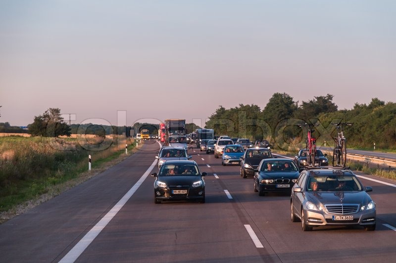 COPENHAGEN, DENMARK - JULY 25: Traffic ... | Stock image | Colourbox