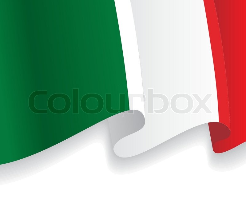 Italian Flag Clip Art Vector