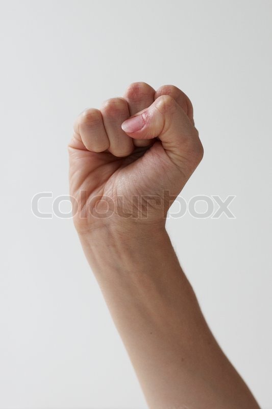 Hand Gesturing Sign Language Making A Stock Photo Colourbox Hand Gesturing Sign Language Making A Stock Photo Colourbox