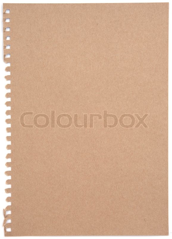 Torn paper from note pad | Stock image | Colourbox