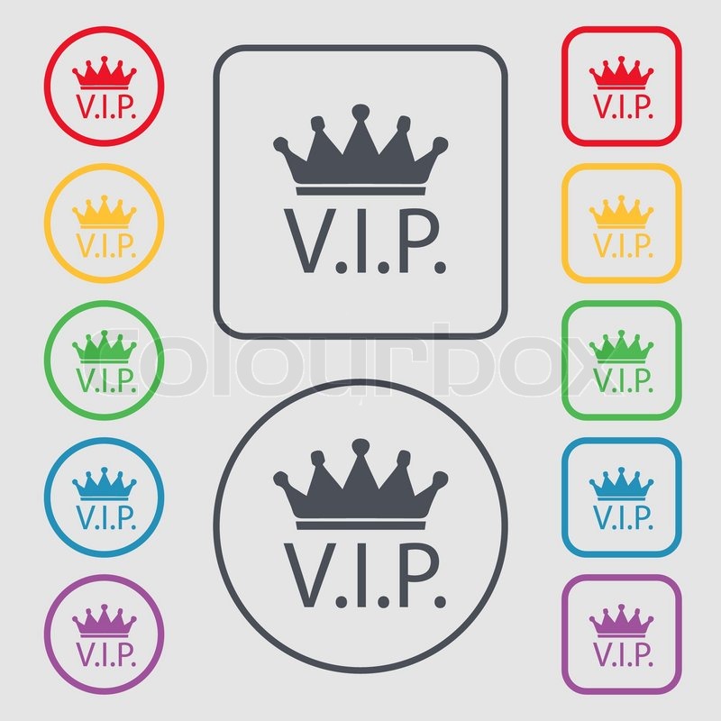 Vip sign icon. Membership symbol. Very ... | Stock vector | Colourbox