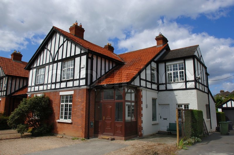 Low angle view of a house | Stock Photo | Colourbox