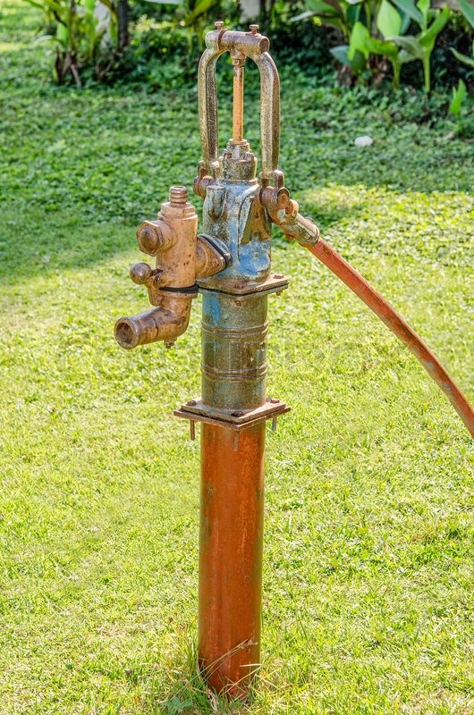 Old vintage water pump | Stock image | Colourbox