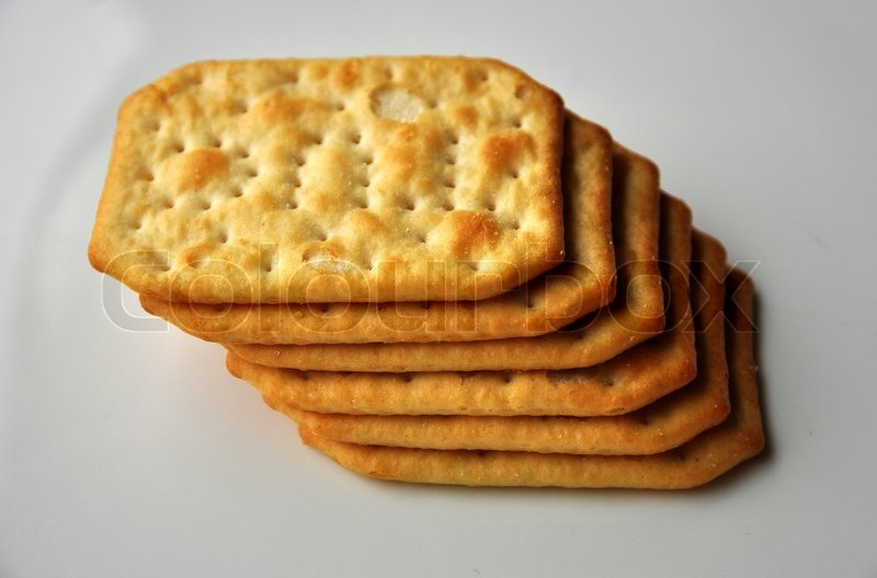 Crispy salt biscuits | Stock image | Colourbox