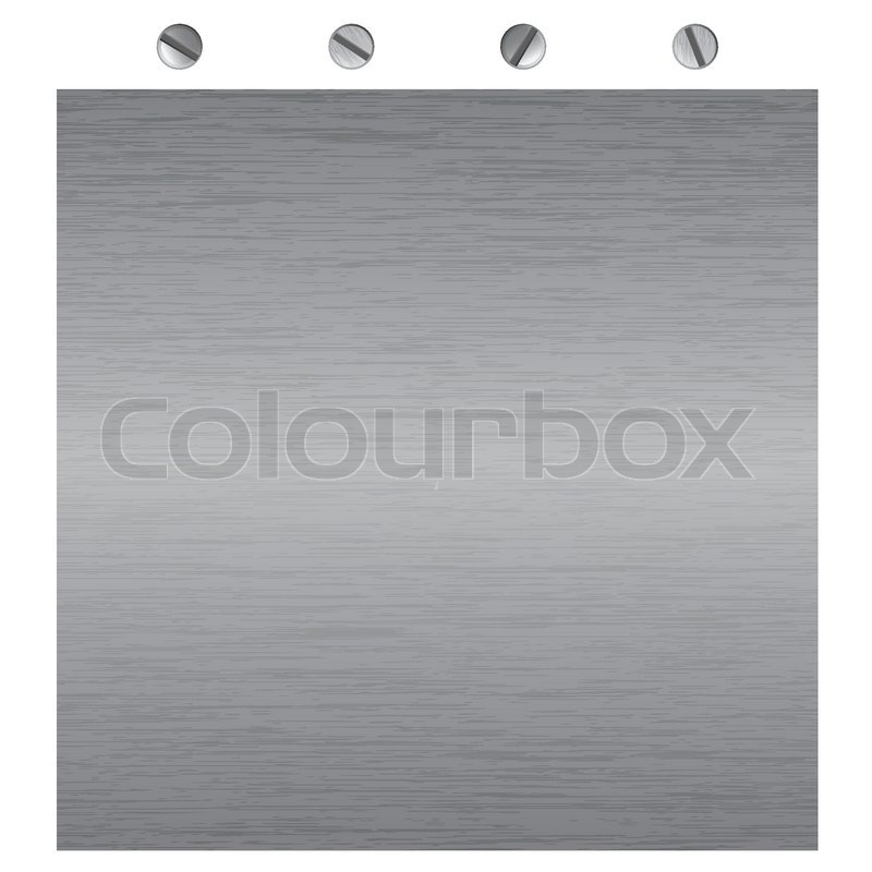 Chrome, texture, border | Stock Vector | Colourbox