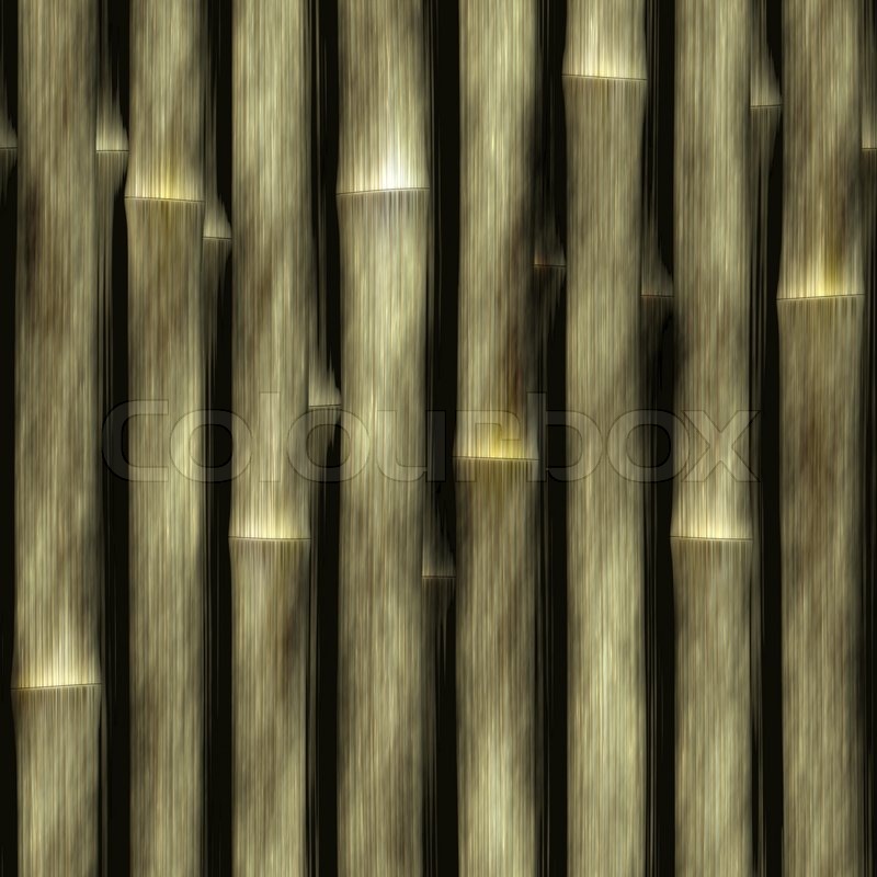 Seamless bamboo poles texture. Tiles as ... | Stock Photo | Colourbox