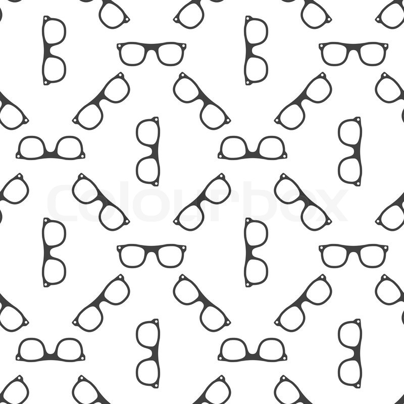 Vector seamless glasses pattern - ... | Stock vector | Colourbox Vector seamless glasses pattern - ... | Stock vector | Colourbox