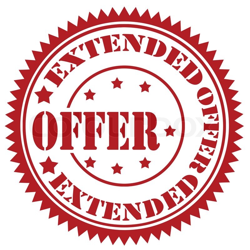 Rubber stamp with text Extended ... | Stock vector | Colourbox