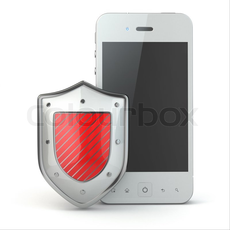 Mobile Phone Security Concept Stock Image Colourbox