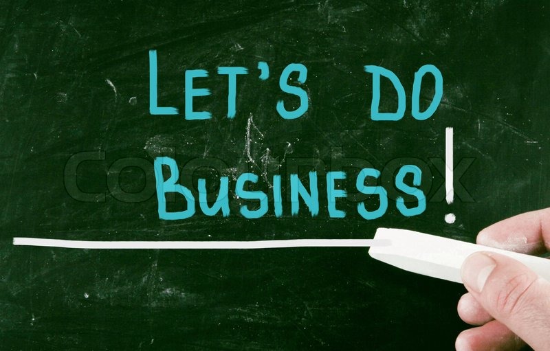 Let's do business! | Stock image | Colourbox
