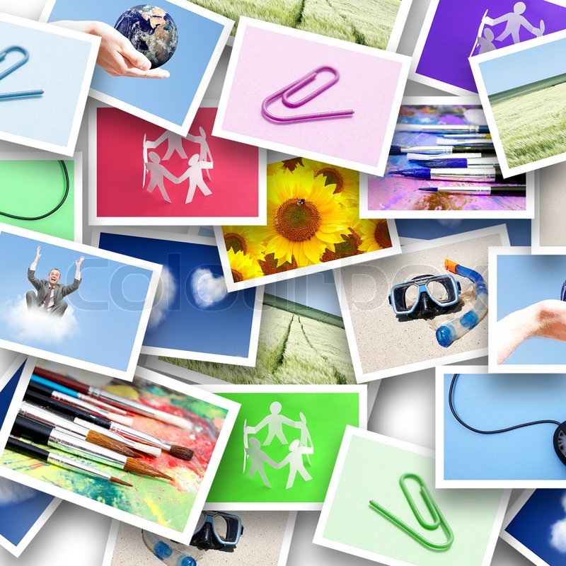 Collage aus Fotos | Stock Bild | Colourbox