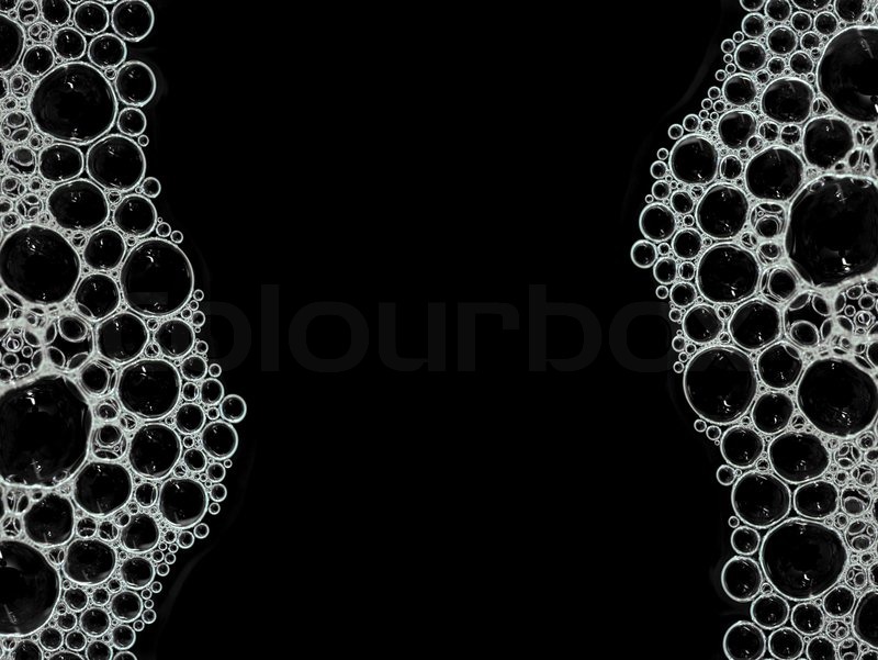 A close up shot of detergent bubbles | Stock image | Colourbox