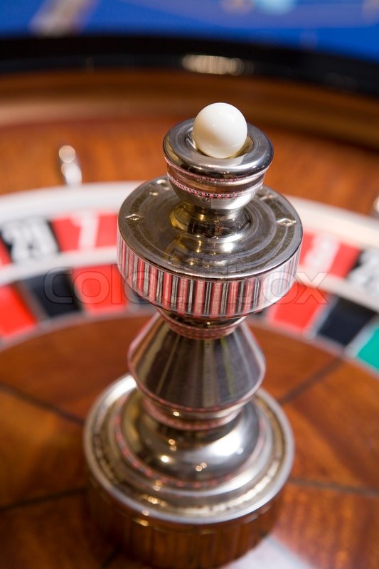 Close up of roulette wheel and ball | Stock image | Colourbox