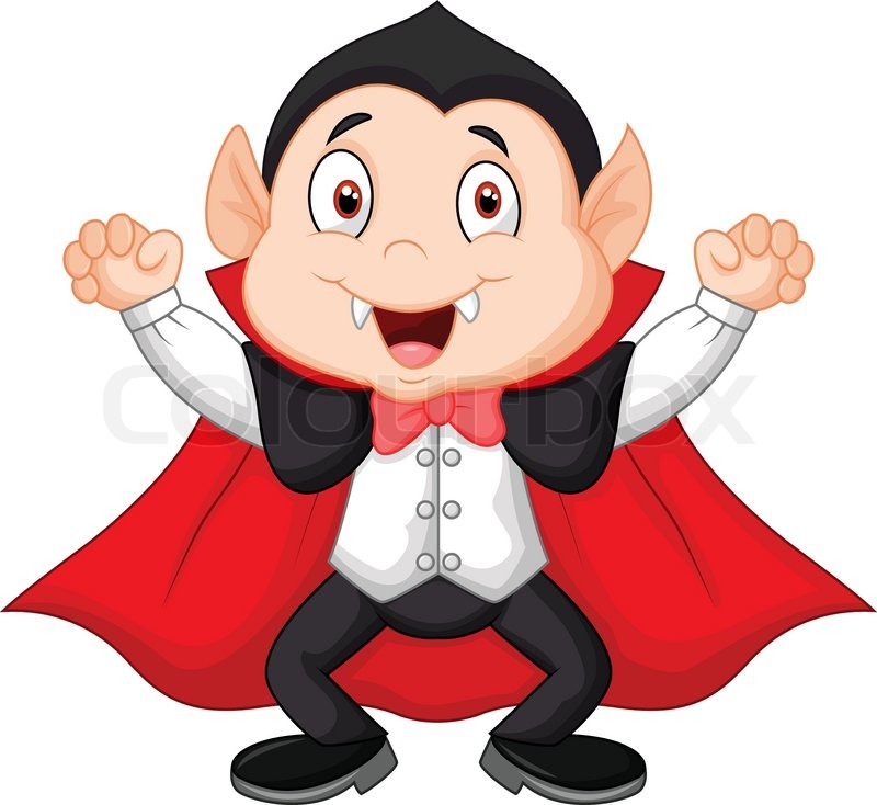 Vector illustration of Cartoon vampire | Stock vector | Colourbox