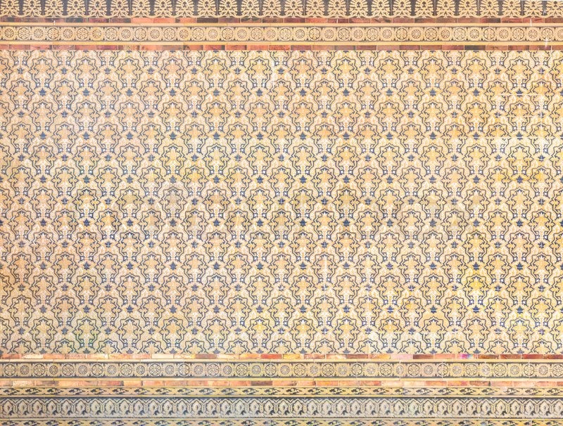 Tile wall royal gothic background | Stock image | Colourbox