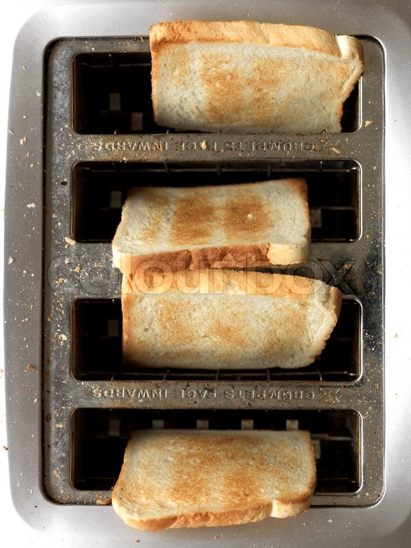 A close up shot of a kitchen toaster | Stock image | Colourbox
