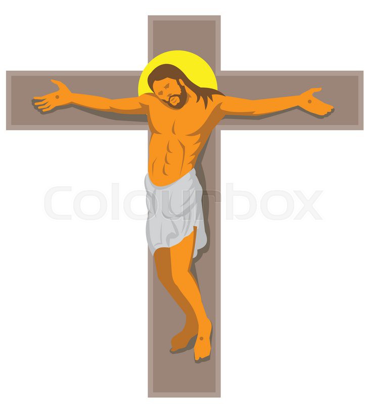 Vector illustration of jesus christ ... | Stock vector | Colourbox