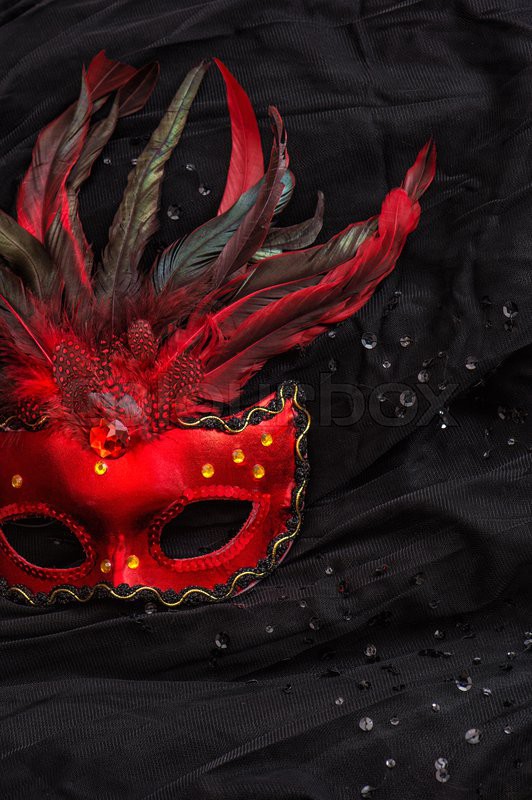 Black And Red Masquerade Masks