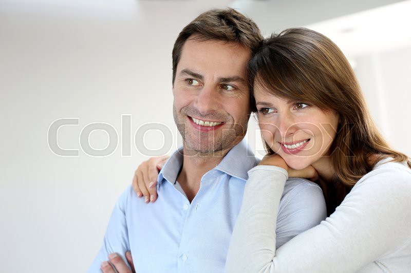 Portrait of married couple at home | Stock image | Colourbox