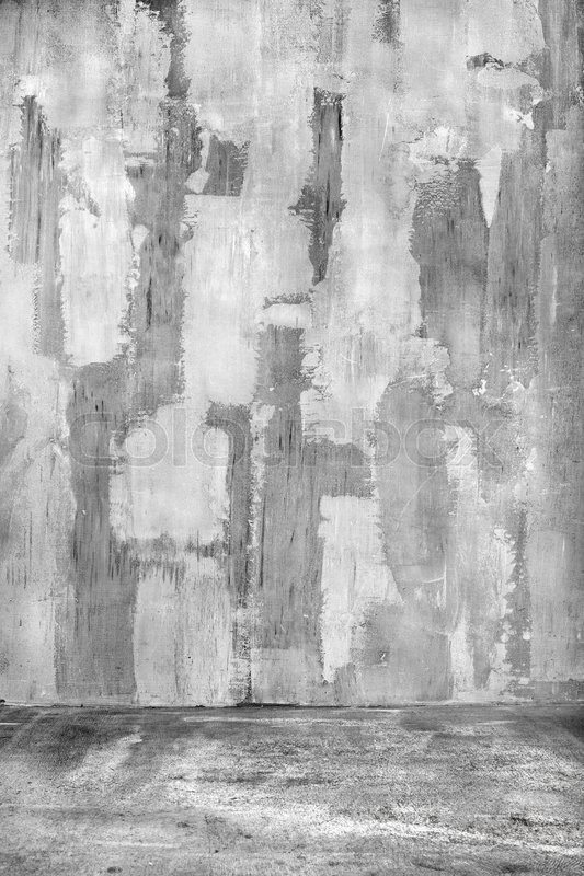 White grunge texture - empty wall ... | Stock image | Colourbox