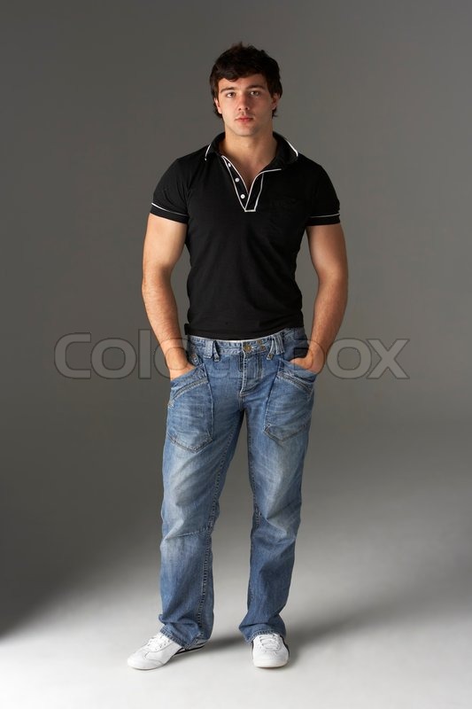 Male, full length, man | Stock Photo | Colourbox