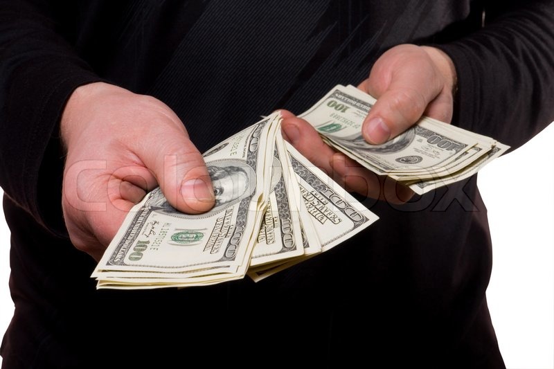 Personen Zahlung Barzahlung von Geld | Stock Bild | Colourbox