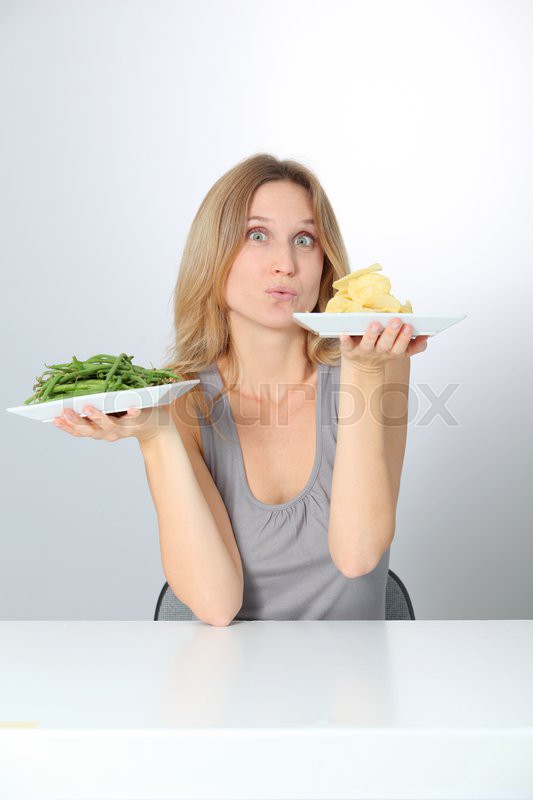 Fat or unfat | Stock image | Colourbox