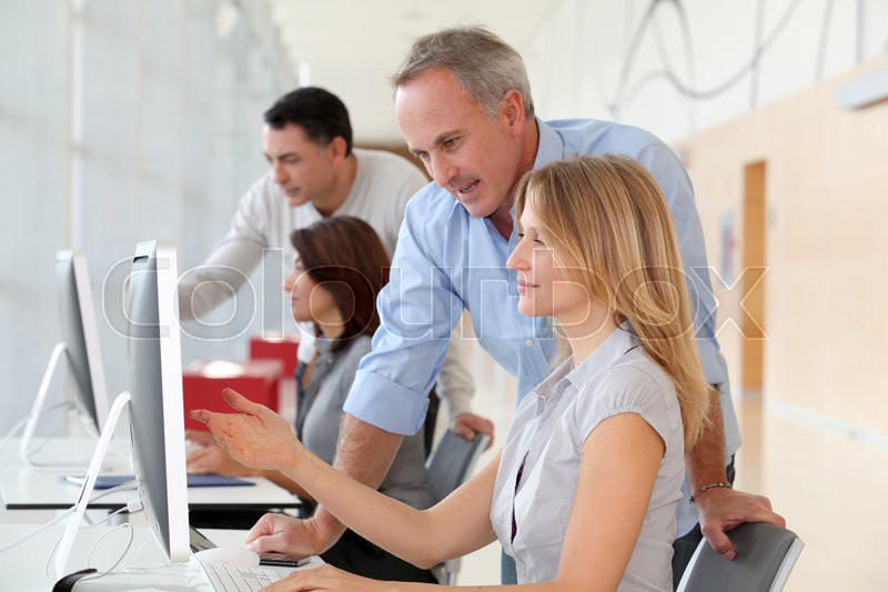 Group of people in business training | Stock image | Colourbox