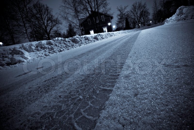 A Scary Winter Scene With Tracks Stock Image Colourbox a-scary-winter-scene-with-tracks-stock-image-colourbox
