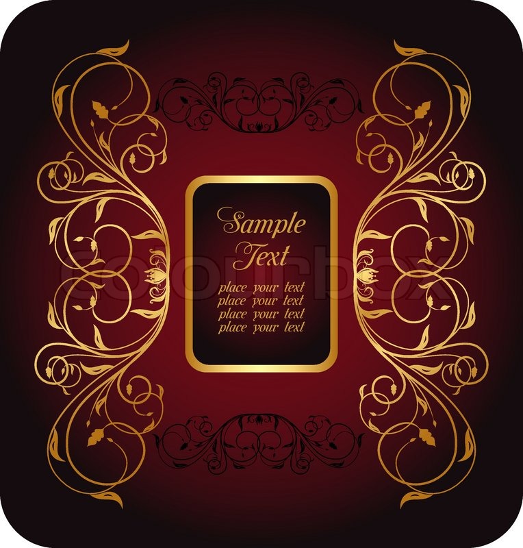 Illustration floral background card ... | Stock vector | Colourbox