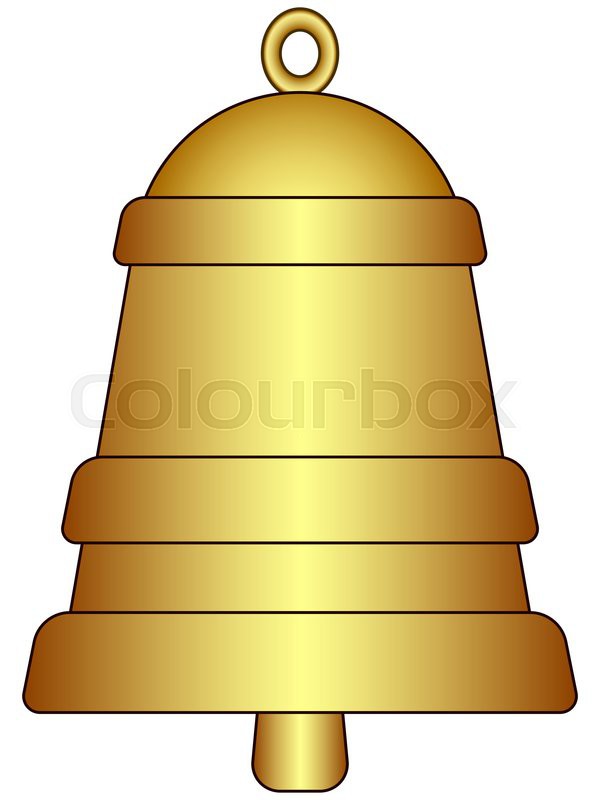 Illustration of the bell icon | Stock vector | Colourbox