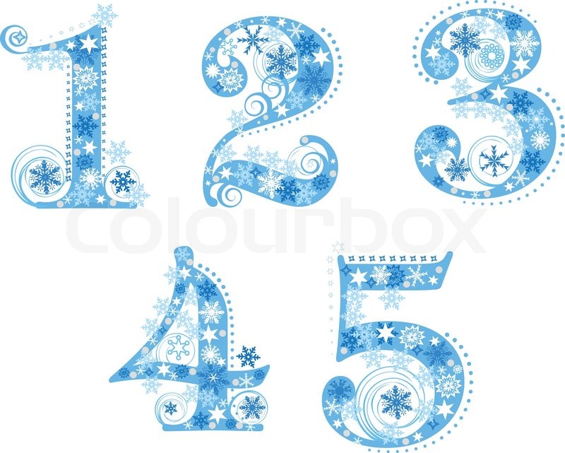 Frozen, font, abc | Stock Vector | Colourbox