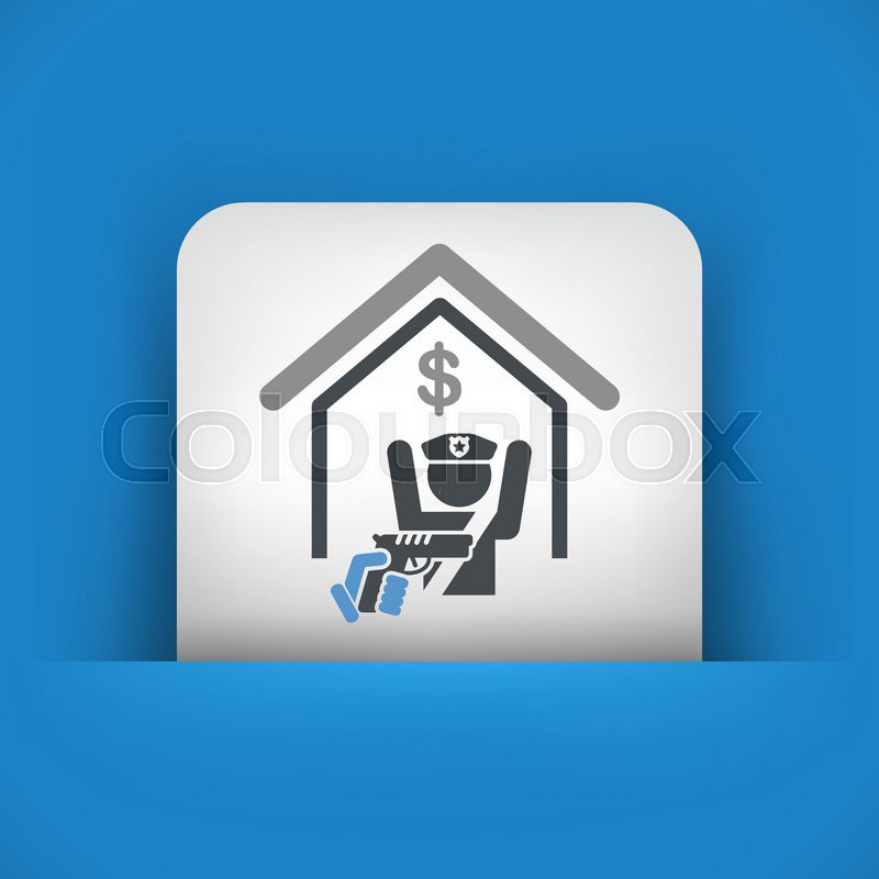 Heist Icon Stock Vector Colourbox