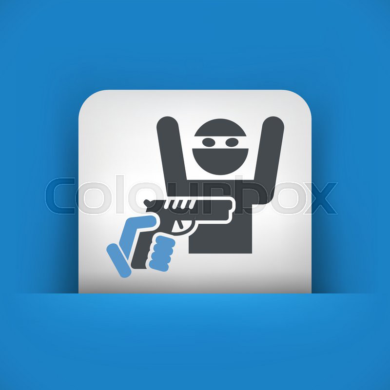 Heist icon | Stock vector | Colourbox